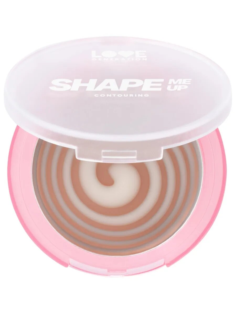 Контуринг кремовый для лица Love Generation тон 01 нейтрально-коричневый