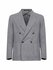 Пиджак Tagliatore Peak-lapel logo-pin blazer, размер 50, grey