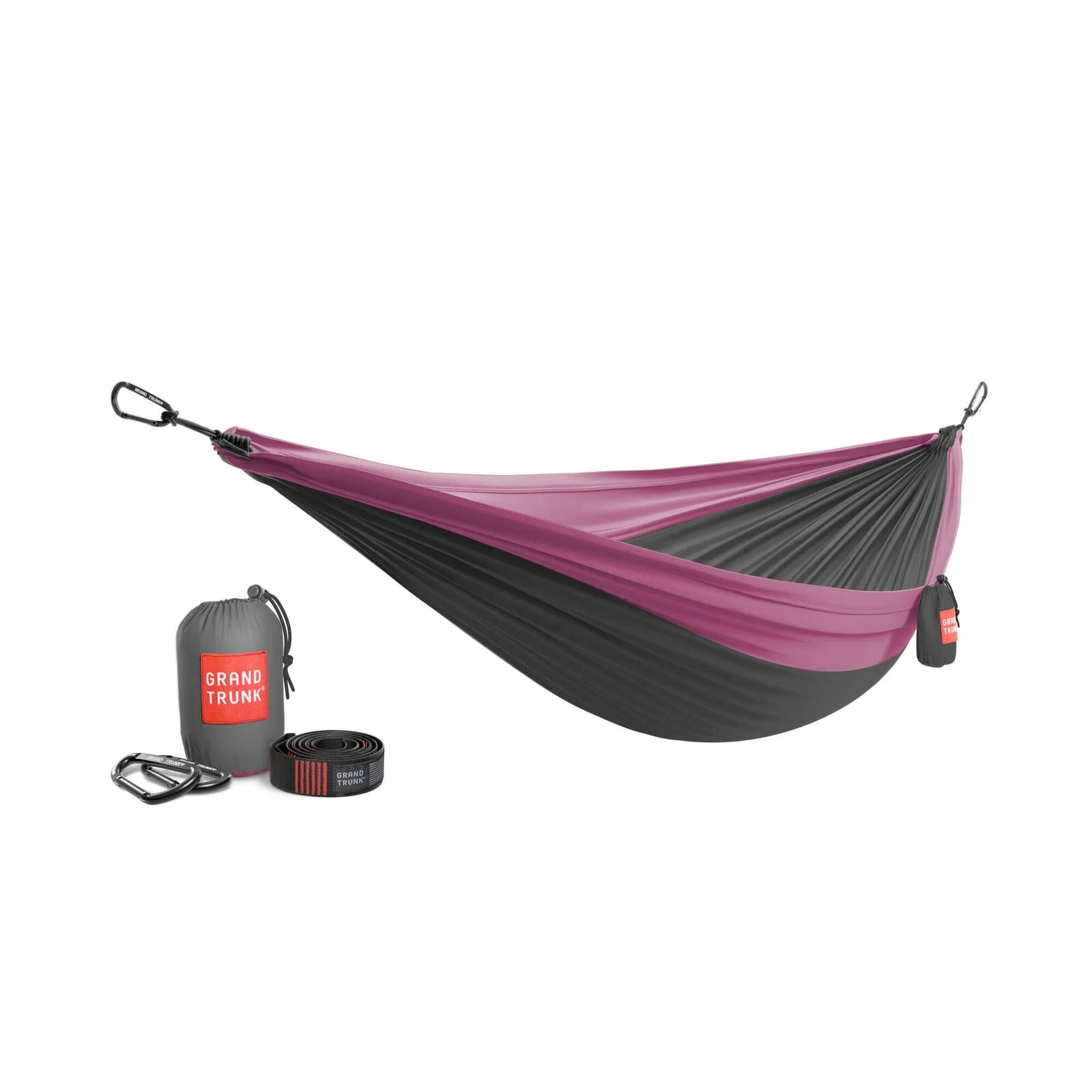 DECATHLON Гамак Grand Trunk Double Deluxe Parachute Nylon + Straps, зеленый, 320 см x 200 см, грузоподъемность 180 кг