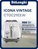 Тостер DeLonghi CTOC2103, 900Вт, 2 слота, белый, с поддоном для крошек
