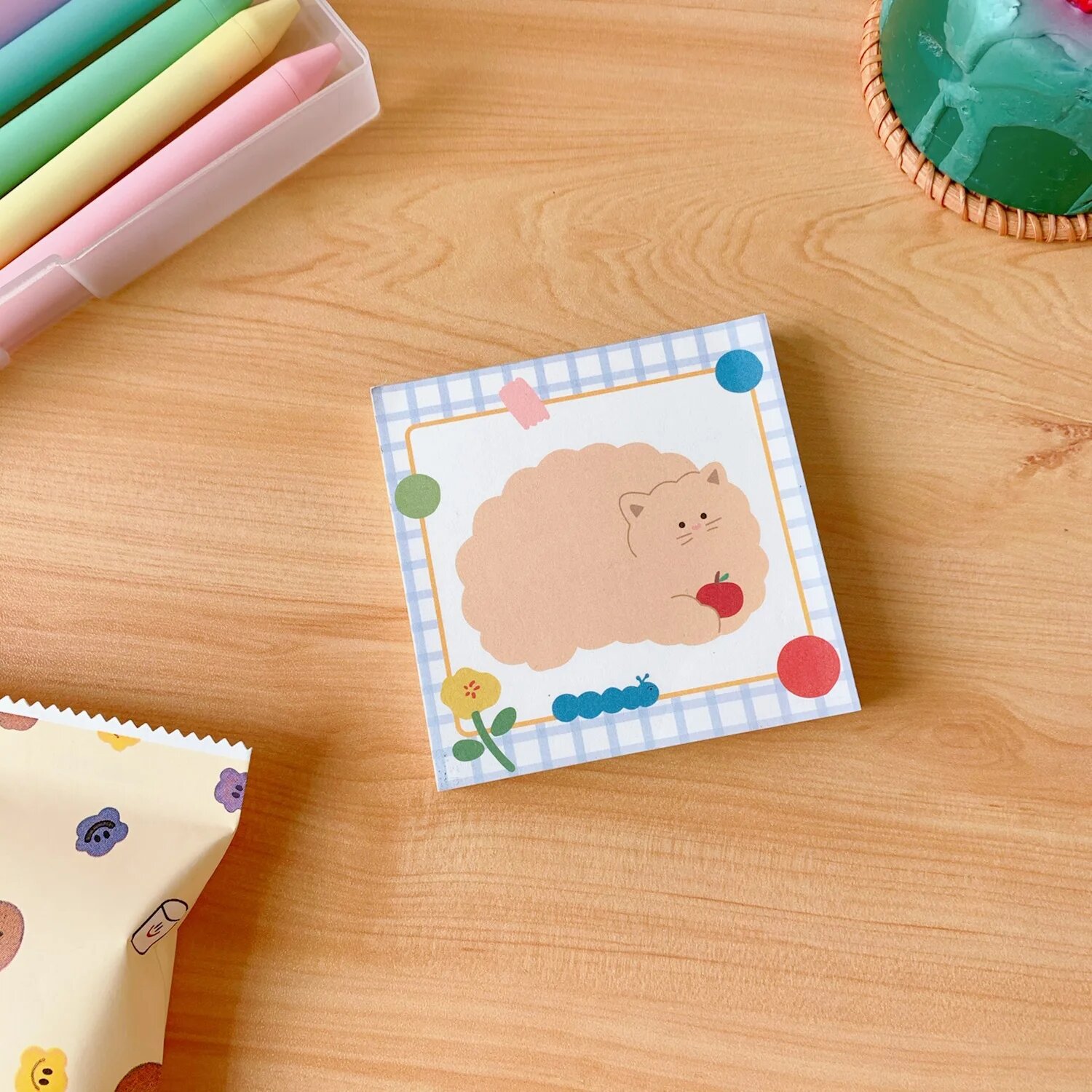 Блокнот Cute Cartoon Bear Pad 100 листов
