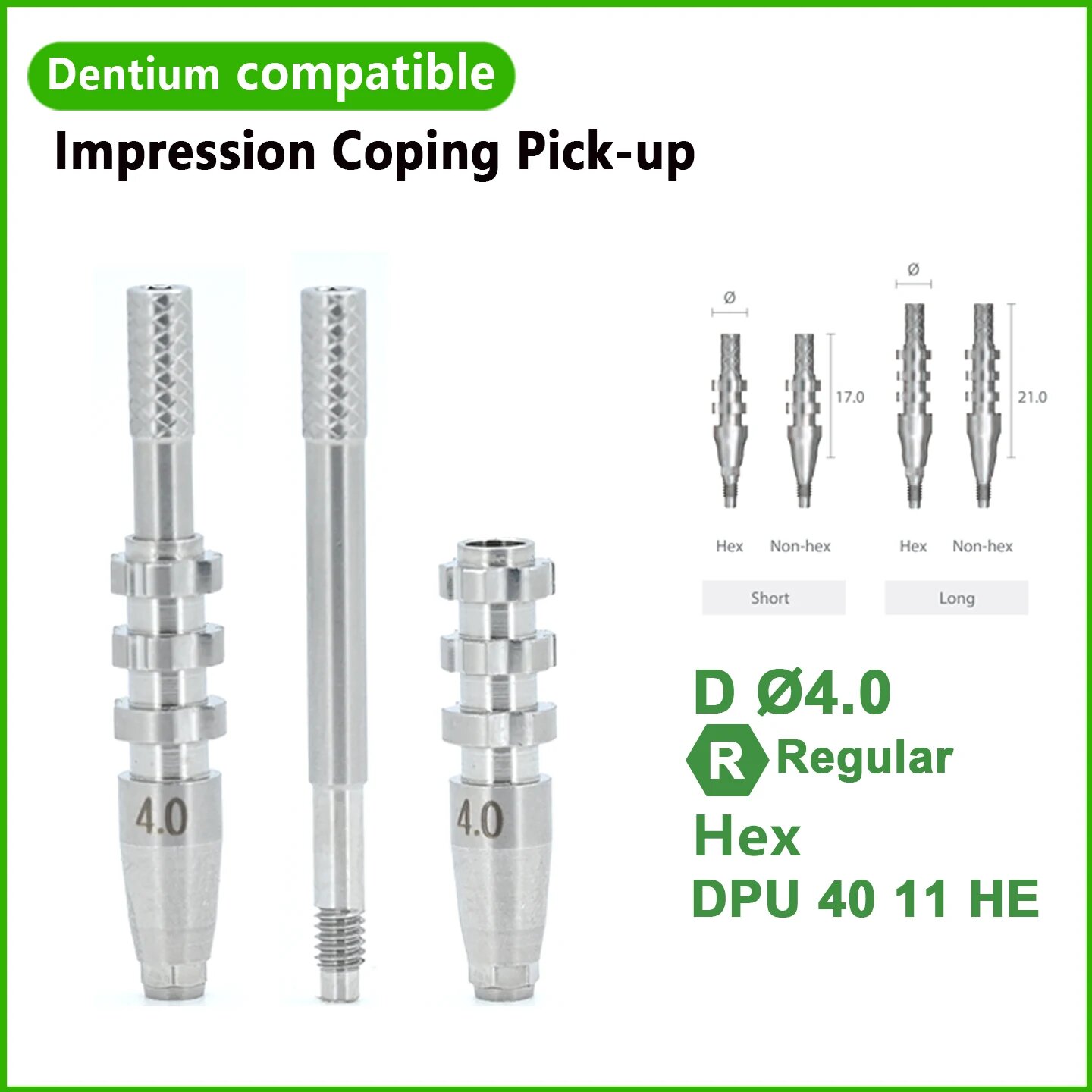 Титановые оттискные формы Otiumann для открытой техники DPU 40 11 HE