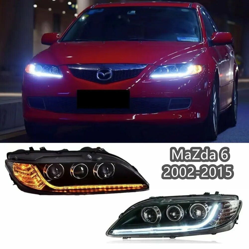 KNOW EASY-HanMin Фара автомобильная, Светодиодная, 1 шт, арт. MaZda 6GG Оригинальные автомобильные лампы 2002-2015