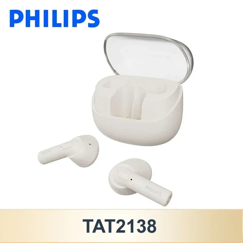 Беспроводная игровая гарнитура Philips TAT2138, Bluetooth 5.3, с шумоподавлением