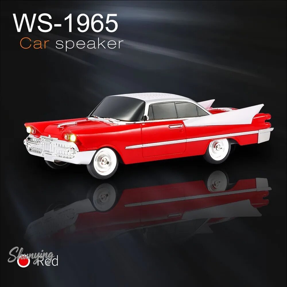 WS-1965 Ретро автомобильный Bluetooth-динамик Беспроводные двойные наушники
