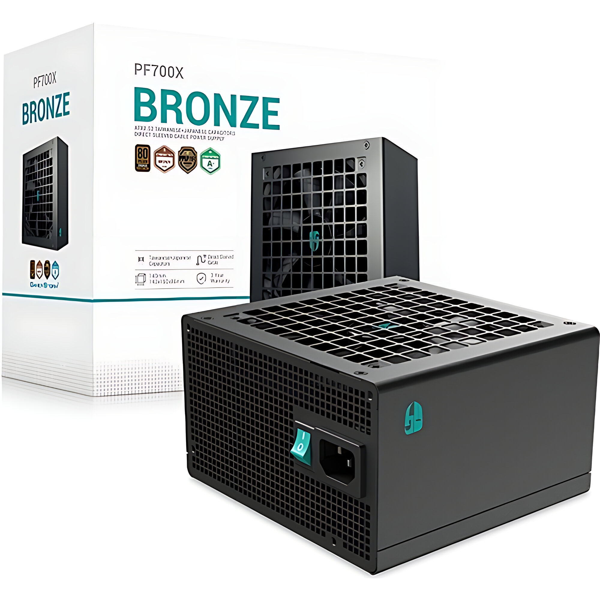 Блок питания DeepCool 750W GAMERSTORM PF750X (120 мм, 80 PLUS Bronze)