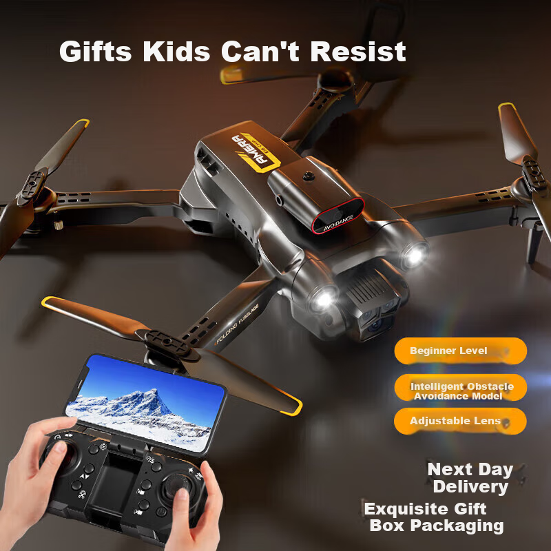 Miaobeile Нет-DJI 2K HD FPV дрон для аэросъемки, 15-20 мин полета, дальность 120 м, квадрокоптер для возрастов 14+