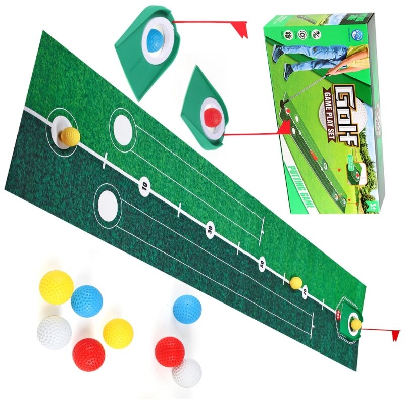 Детский набор для игры в Гольф в помещении и на открытом воздухе, укрепляющий семейные связи и координацию Движений ребенка, развлечение для вечеринок