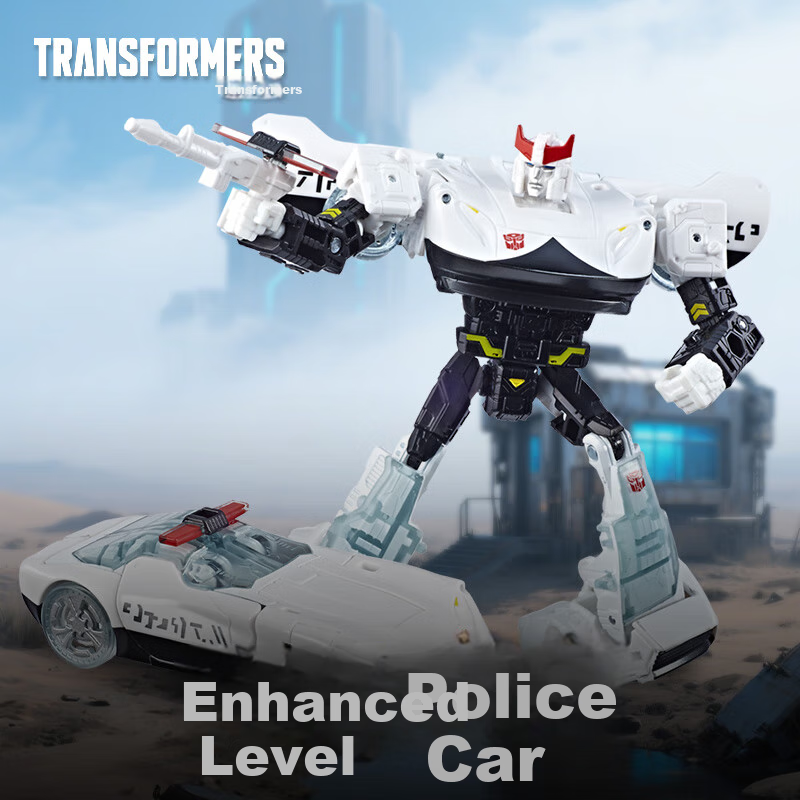 Действующая фигурка полицейской машины из серии Siege Deluxe Transformers War for Cybertron для детей E3540