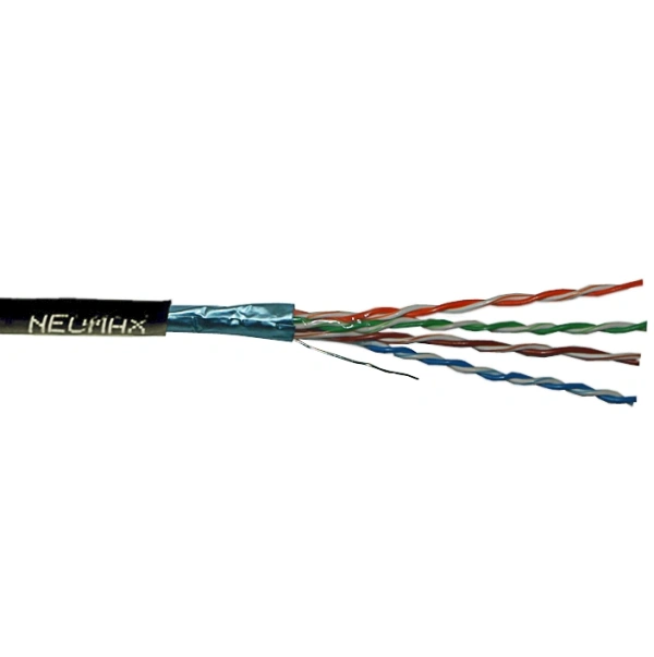 Кабель NEOMAX [NM20031] F/UTP cat.5e 4 пары (305 м) 0.52 мм (24 AWG) Медь, внешний, PE, черный