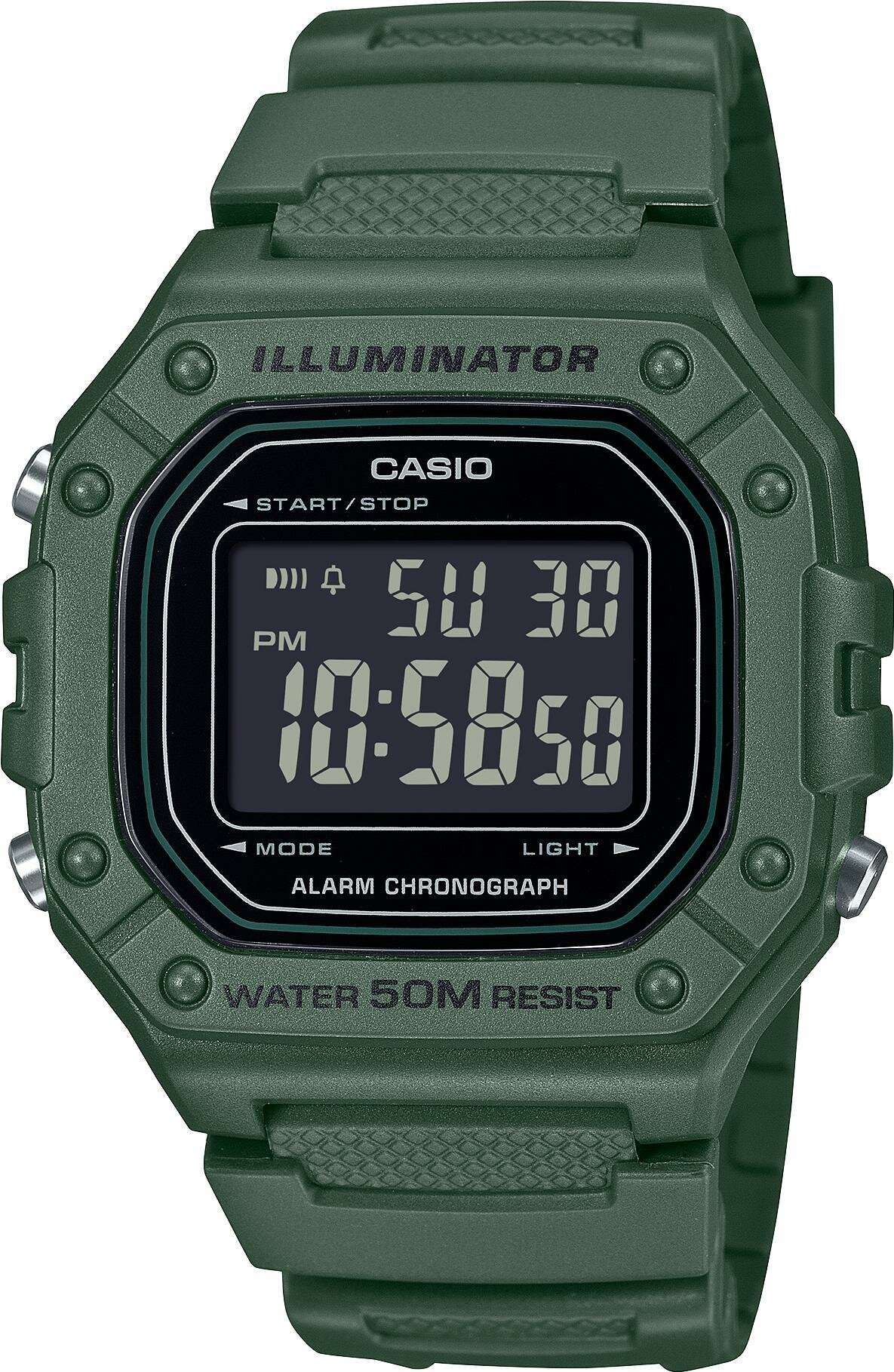 Наручные часы CASIO, зеленый — фото 1