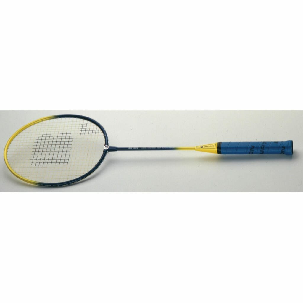 DECATHLON Ракетка для бадминтона Yonex Burton BX 470, желто-черный, вес 95 г, длина 67.5 см
