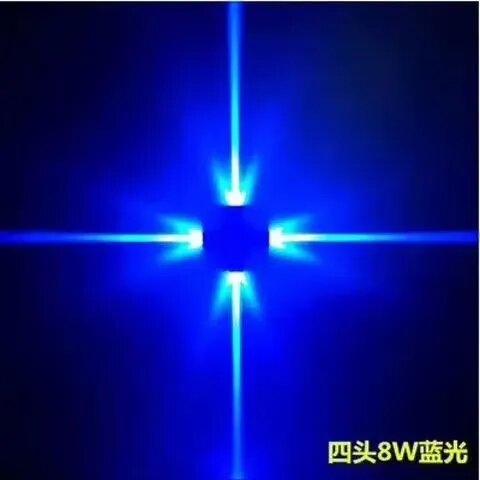 Настенный светильник LED 12W, синий свет, для ЖКХ и кухни, IP67, Китай, 155x155x40мм