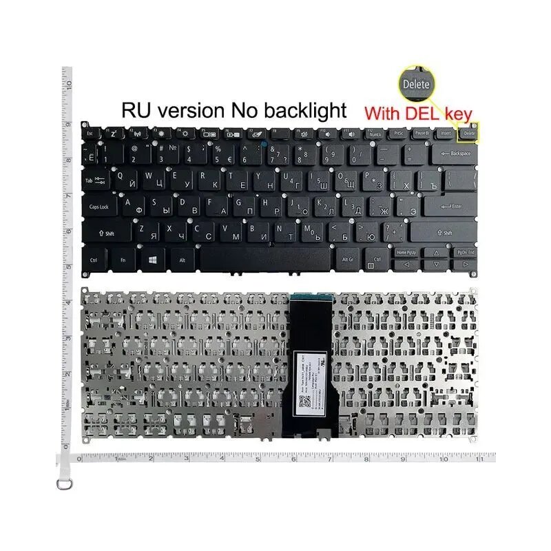 Новая клавиатура для Acer N17W7 N17W6 N20C4 N16C4 Черная клавиатура без подсветки