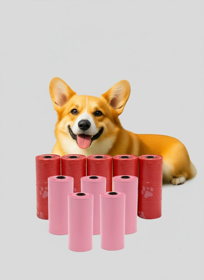 Пакеты для выгула собак биоразлагаемые