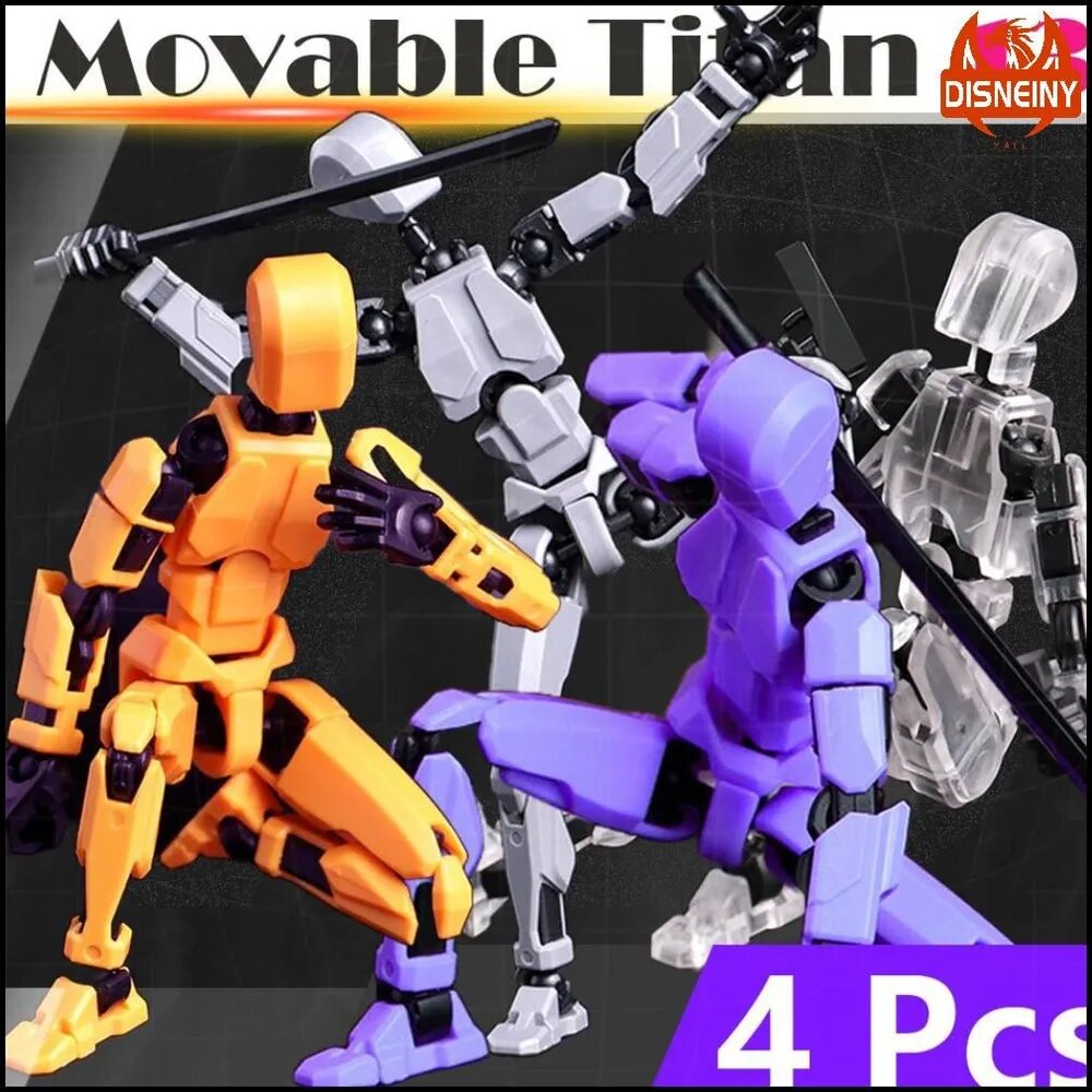 Игрушки, lucky 13 titan Фигурка /dummy 13-Disneiny Mall - 4 шт. ABS пластик
