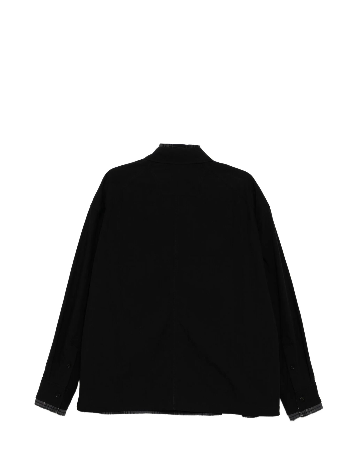 Куртка JUUN.J Logo-embroidered jacket, размер 46, black/black — фото 1