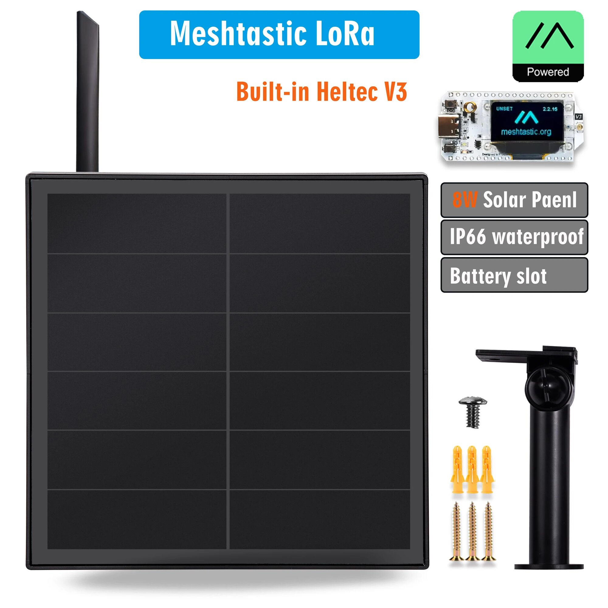 Солнечный узел iXSolarleap 8 Вт LoRa 868/915 МГц