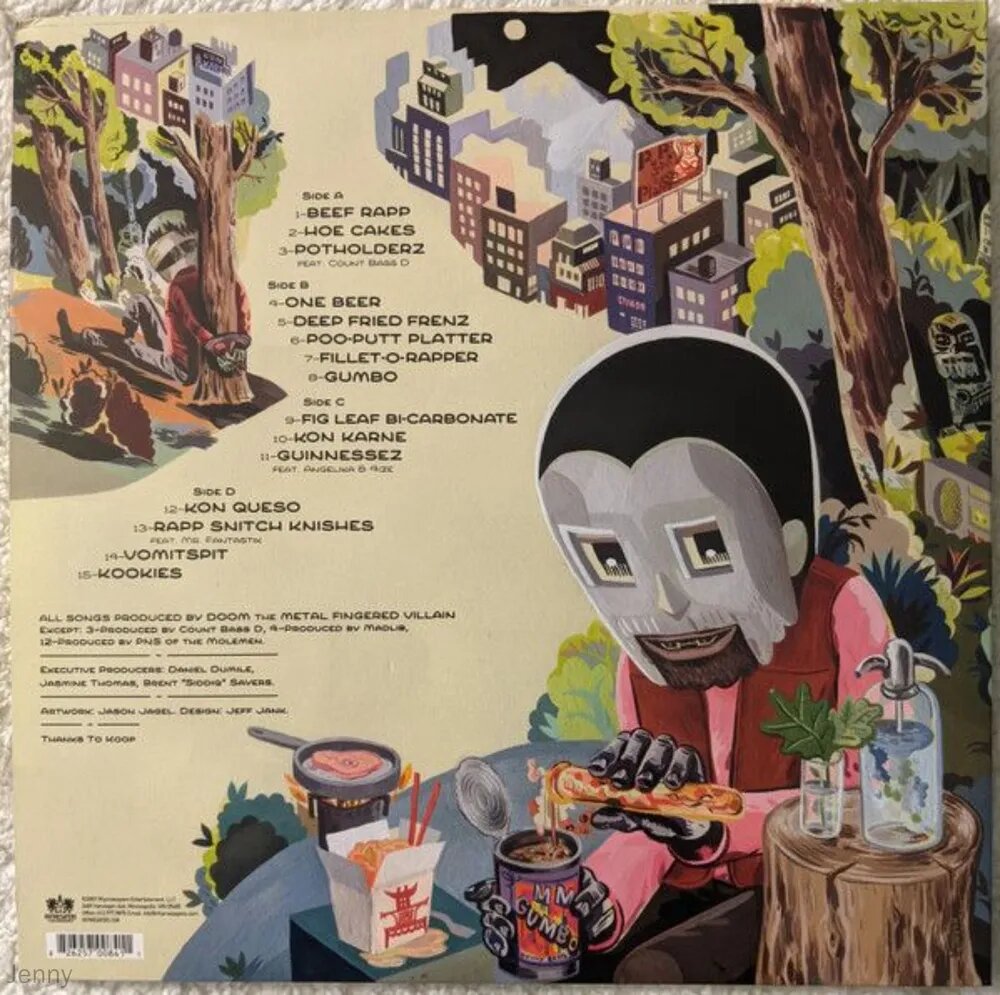 Виниловая пластинка MF Doom - MM. Food (2LP, Green/Pink) US 2020 — фото 1