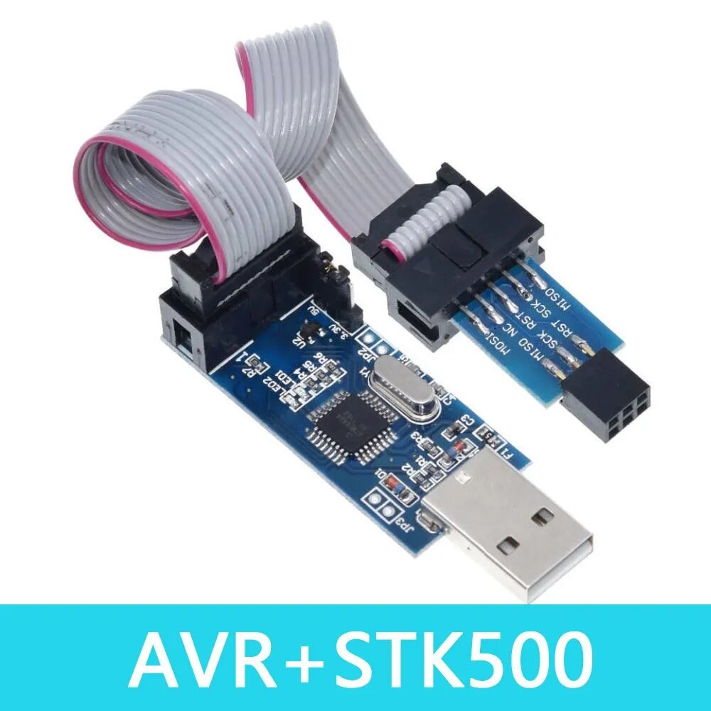 USBASP USBISP AVR программатор USB ISP USB ASP ATMEGA8 ATMEGA128 Поддержка Win7 64 — фото 1