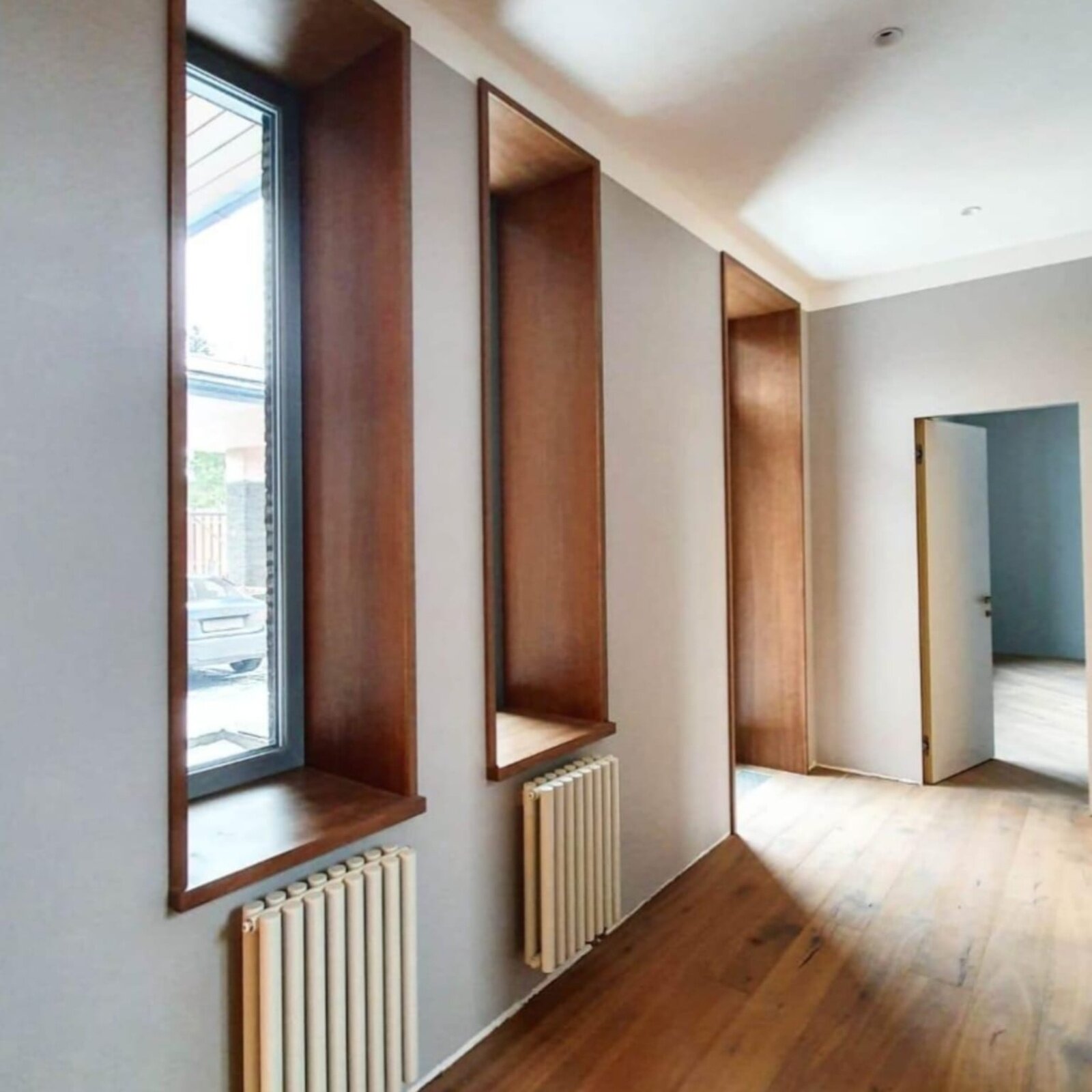 Откос оконный дверной дубовый 2000х500х10 с заворотом 10х25 мм