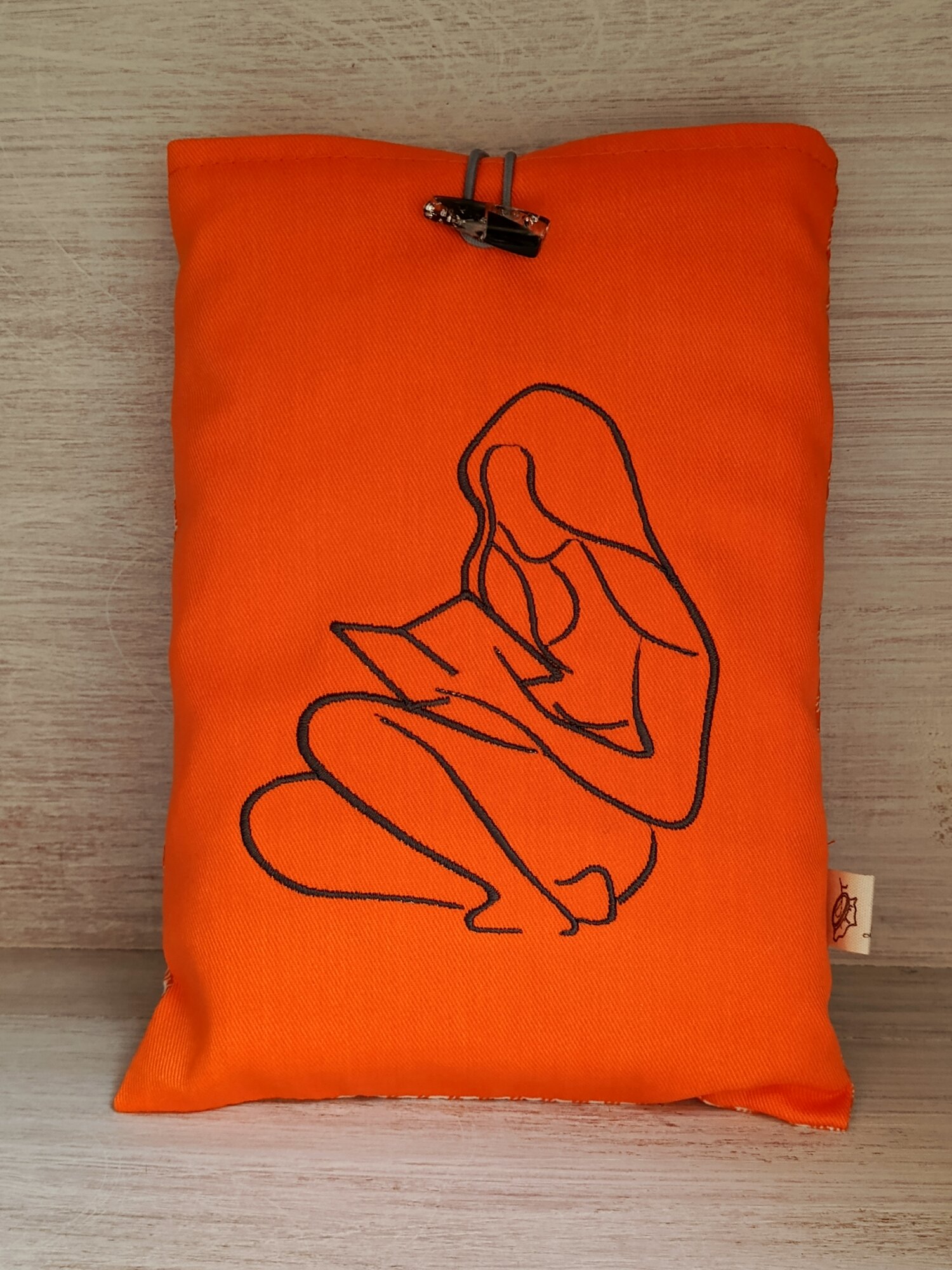 Мягкий яркий чехол покетбук 15*20 см, с вышивкой, для электронных книг