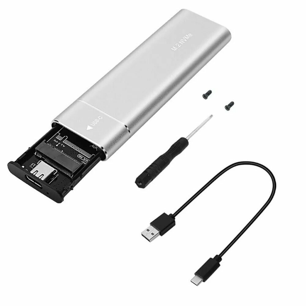 Корпус для SSD M2 NVMe накопителя, USB 3.1, Бокс для внешнего жесткого диска.