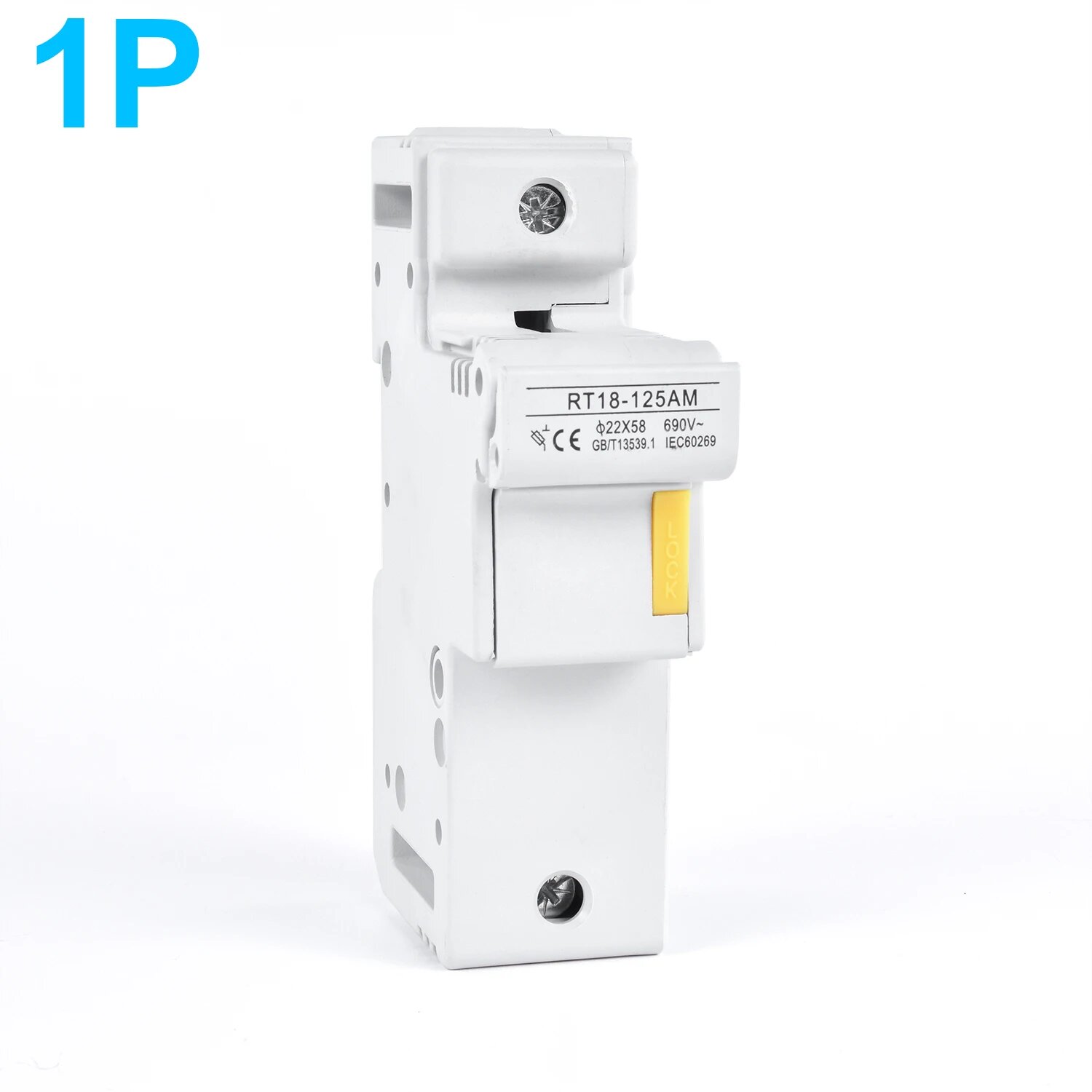 Держатель предохранителя RT18 1P, 125A