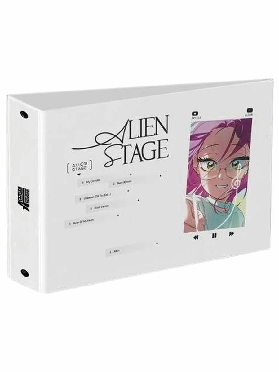 Alien Stage: Альбом с картами судьбы и сердечными эмблемами из антицветного фотохромного картона