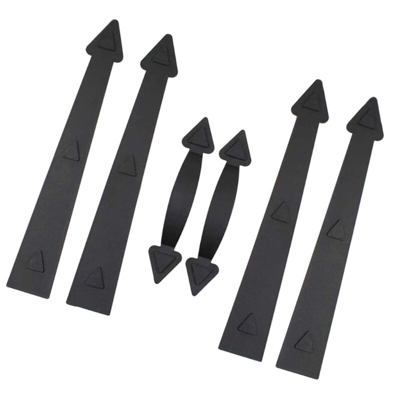 Магнитные Декорации Для Гаражных ворот Комплект из 6 частей с Петлями и Ручками Для Быстрого снятия Декора Без Сверления