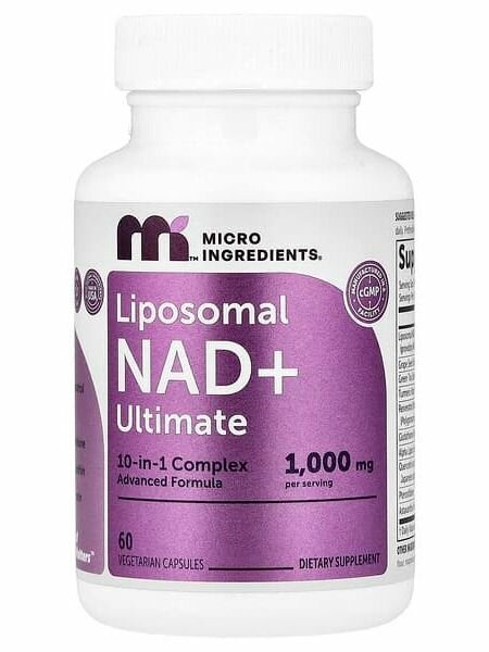 Липосомальный над + Ultimate, 60 вегетарианских капсул, Micro Ingredients