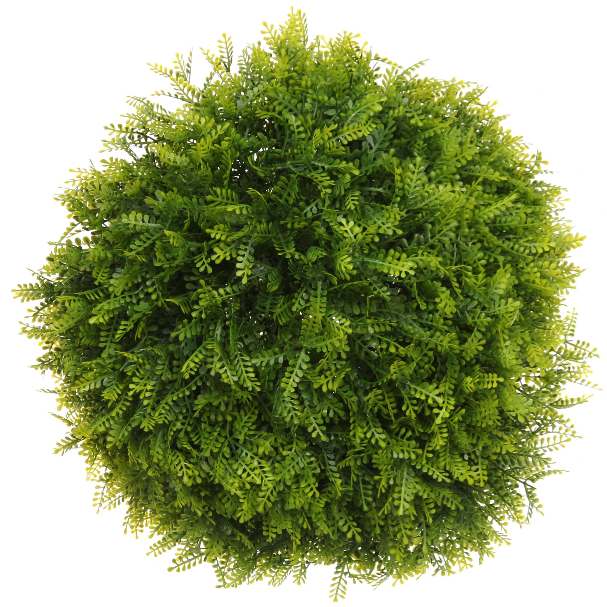 Шар декоративный искусственный «Самшит» Ultramarine, диаметр 40 см, высокая трава из пластика для сада и дома