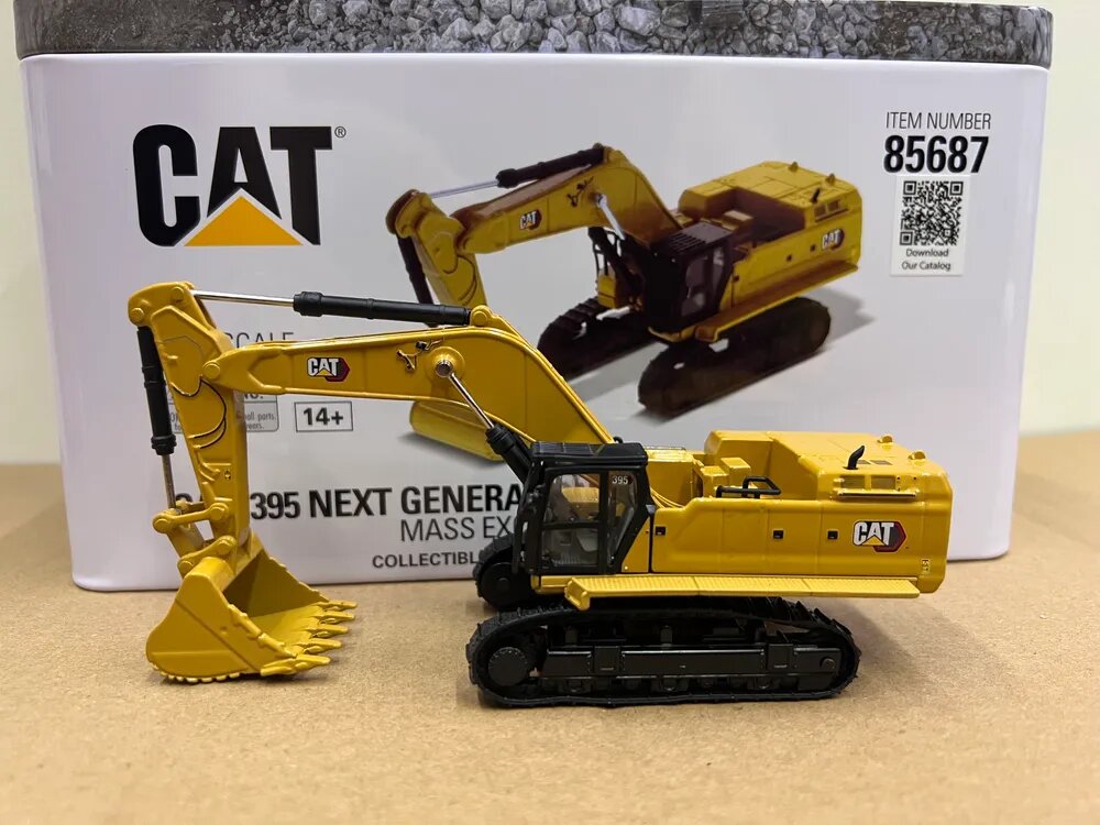Масштабная модель 1:87 CAT 395 Next Экскаватор - Детализированная Игрушка Строительной Техники (85687)