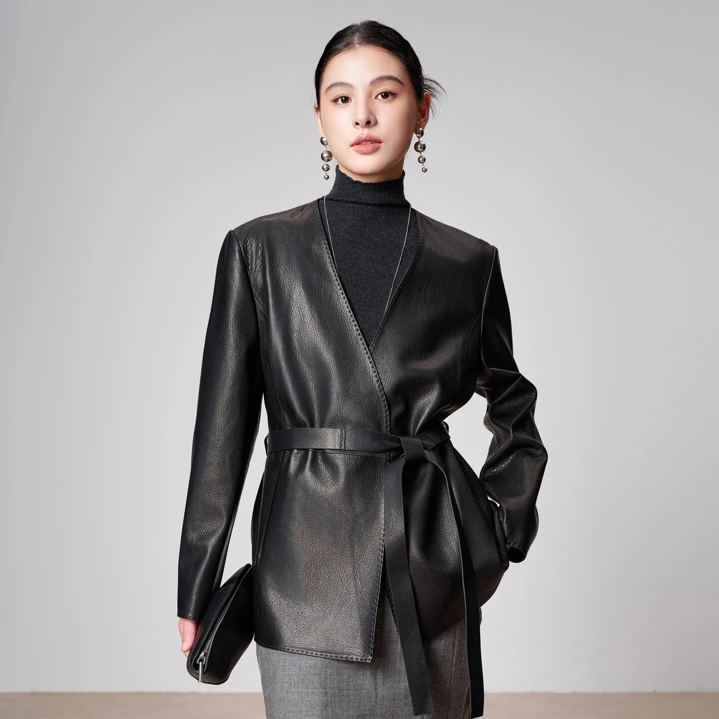 Куртка кожаная