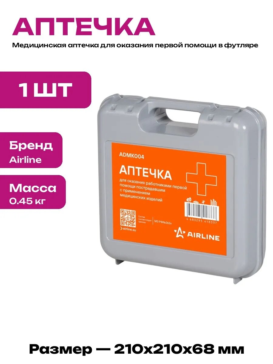 Аптечка медицинская по приказу 262н для организаций и дома