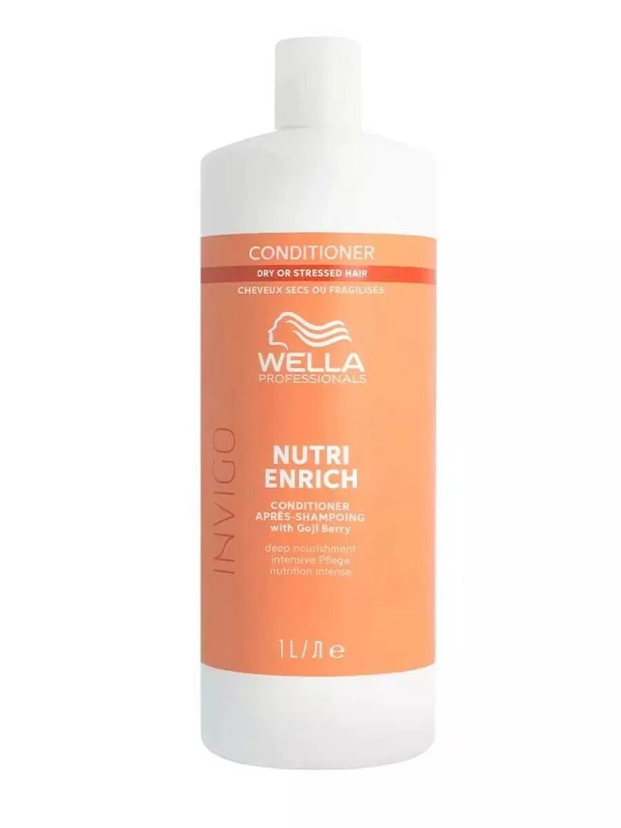 Бальзам-уход Wella Professionals Invigo Nutri-Enrich, 1000мл, питание, восстановление, увлажнение