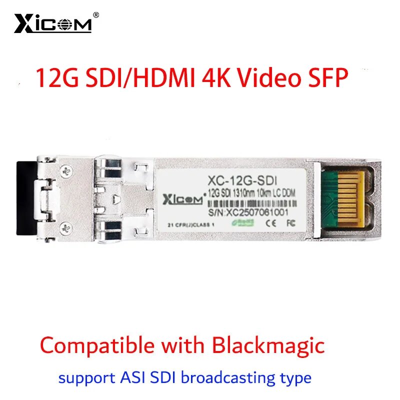 Xicom SFP+ 12G SDI/HDMI 4K, 20KM 5pcs