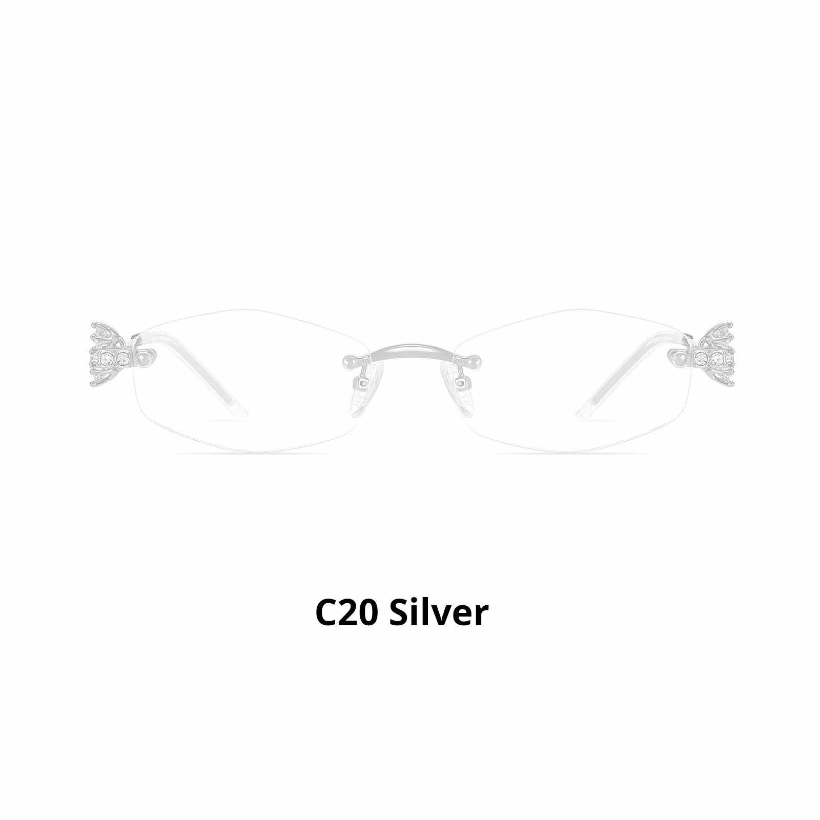 Безободковые очки MOMOJA Silver