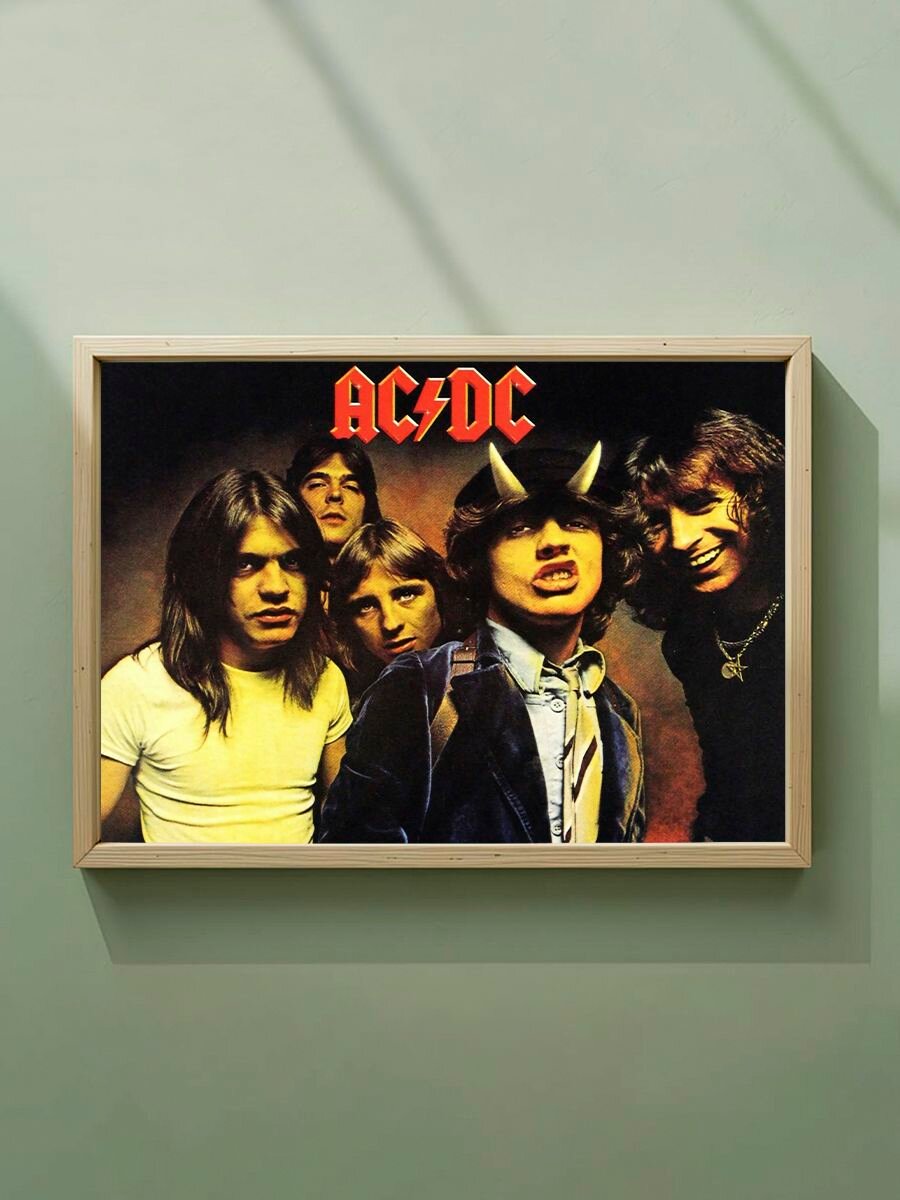 Постер, плакат на стену AC/DC Рок группа (А3)