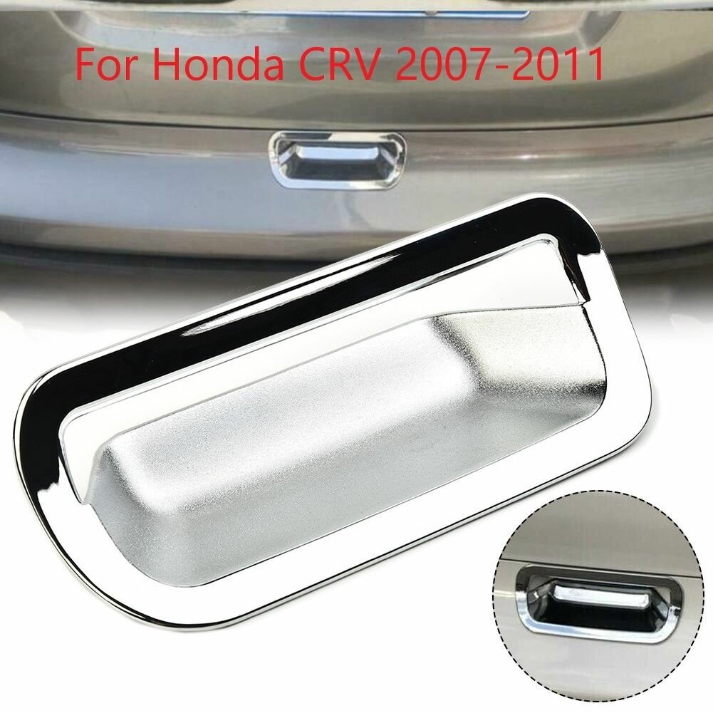 Хромированная накладка на ручку багажника Honda CR-V 2007-2011 — ABS-хром для задней двери, защита и обновление