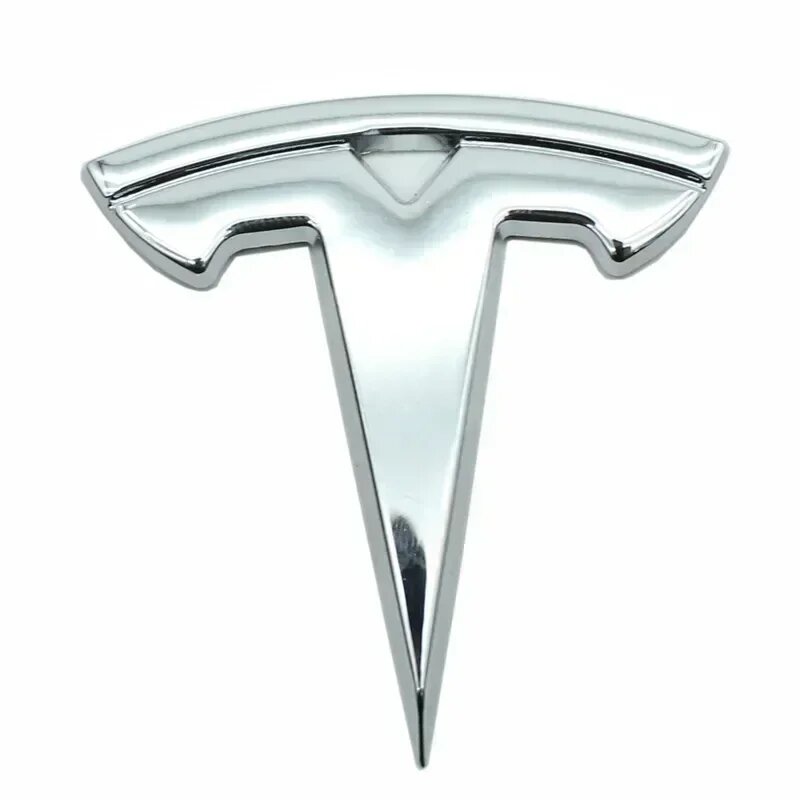 Наклейка на руль автомобиля Tesla Model 3 S x Y, 5,5X5,5 см Silver