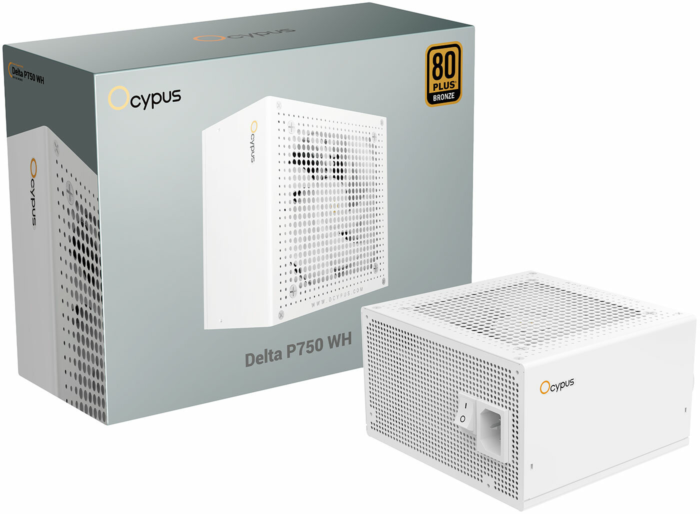 Блок питания Ocypus Delta P750 WH 750W 80+ Bronze ATX 3.1