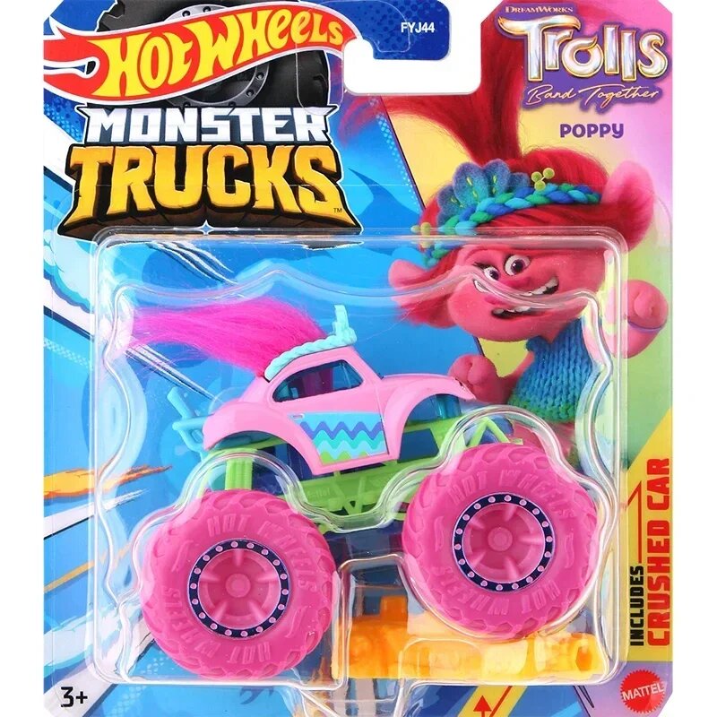 Hot Wheels Monster Truck Poppy, розовый, FYJ44-24M-7