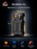 Фонарик Wuben P32 Pro, 3 светодиода, 1800 лм, IP68, 85x39x20 мм, чёрный