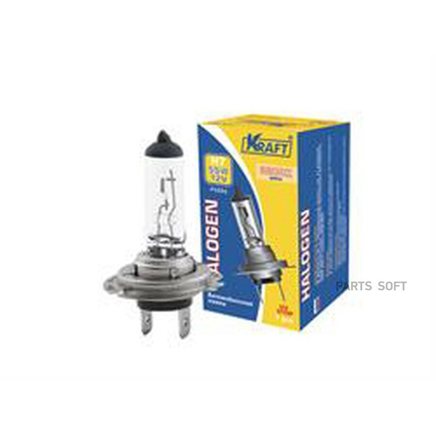 Лампа галогенная H7 12V 55W "KRAFT" KRAFT KT 700014 | цена за 1 шт