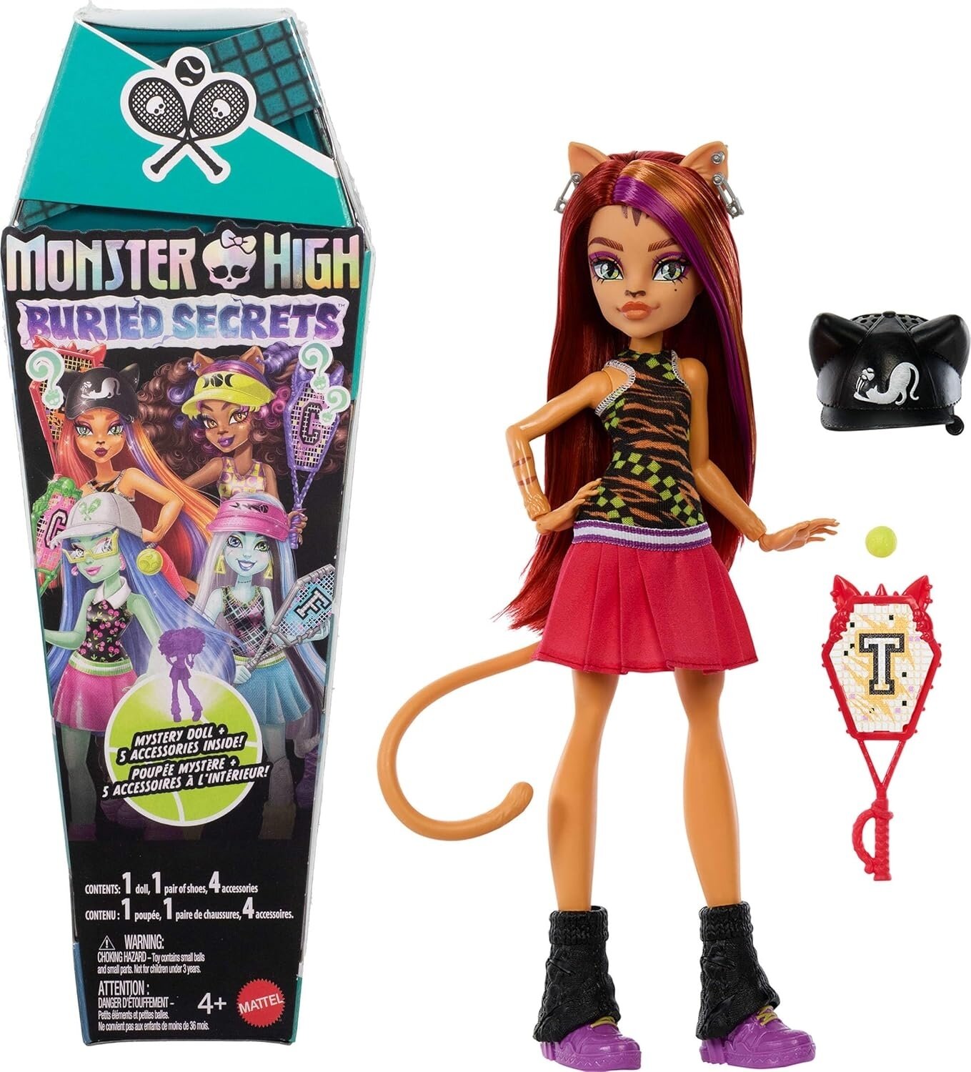 Кукла-сюрприз Monster high Buried secrets Tennis
