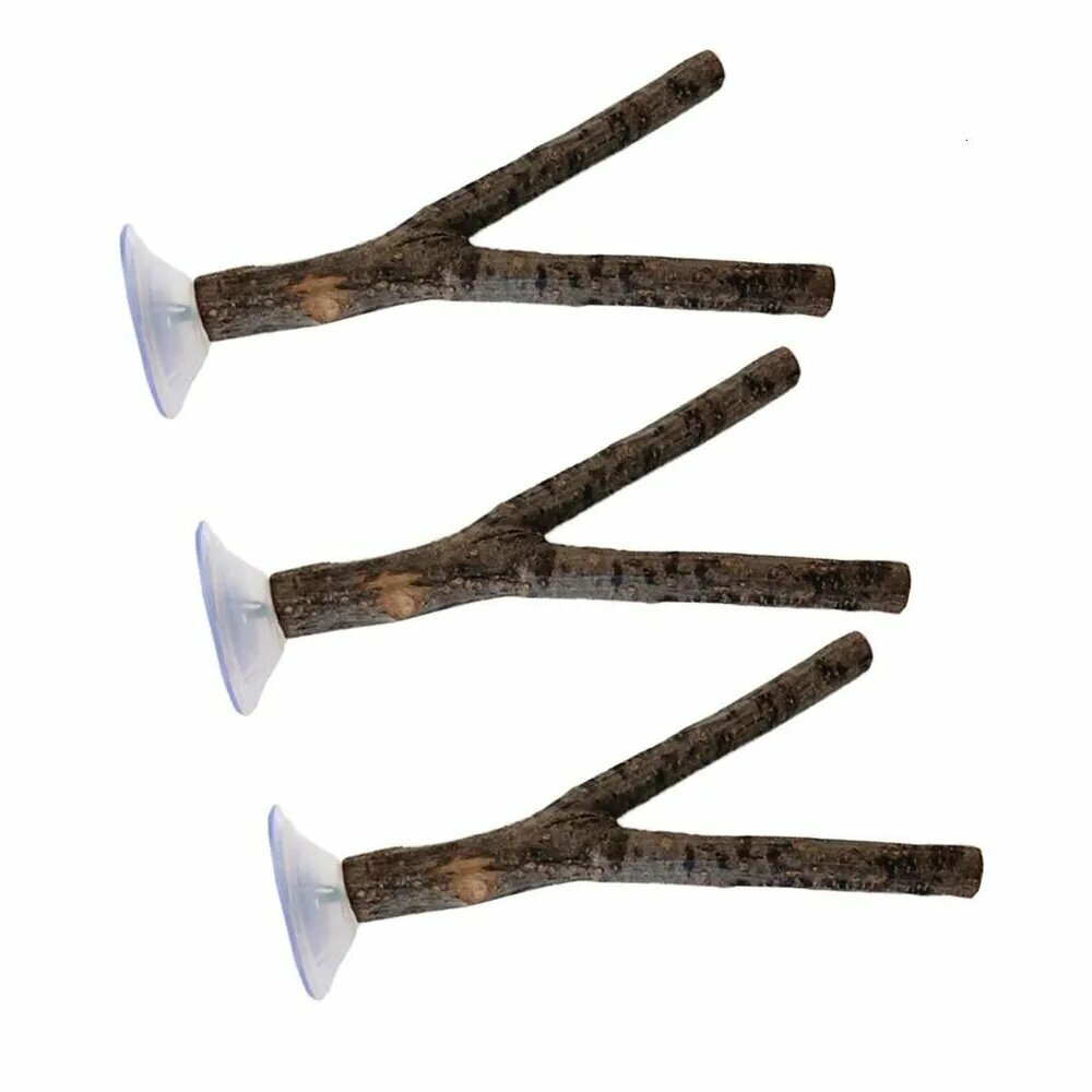 Деревянные жердочки для птиц, 3 шт, - 15CM