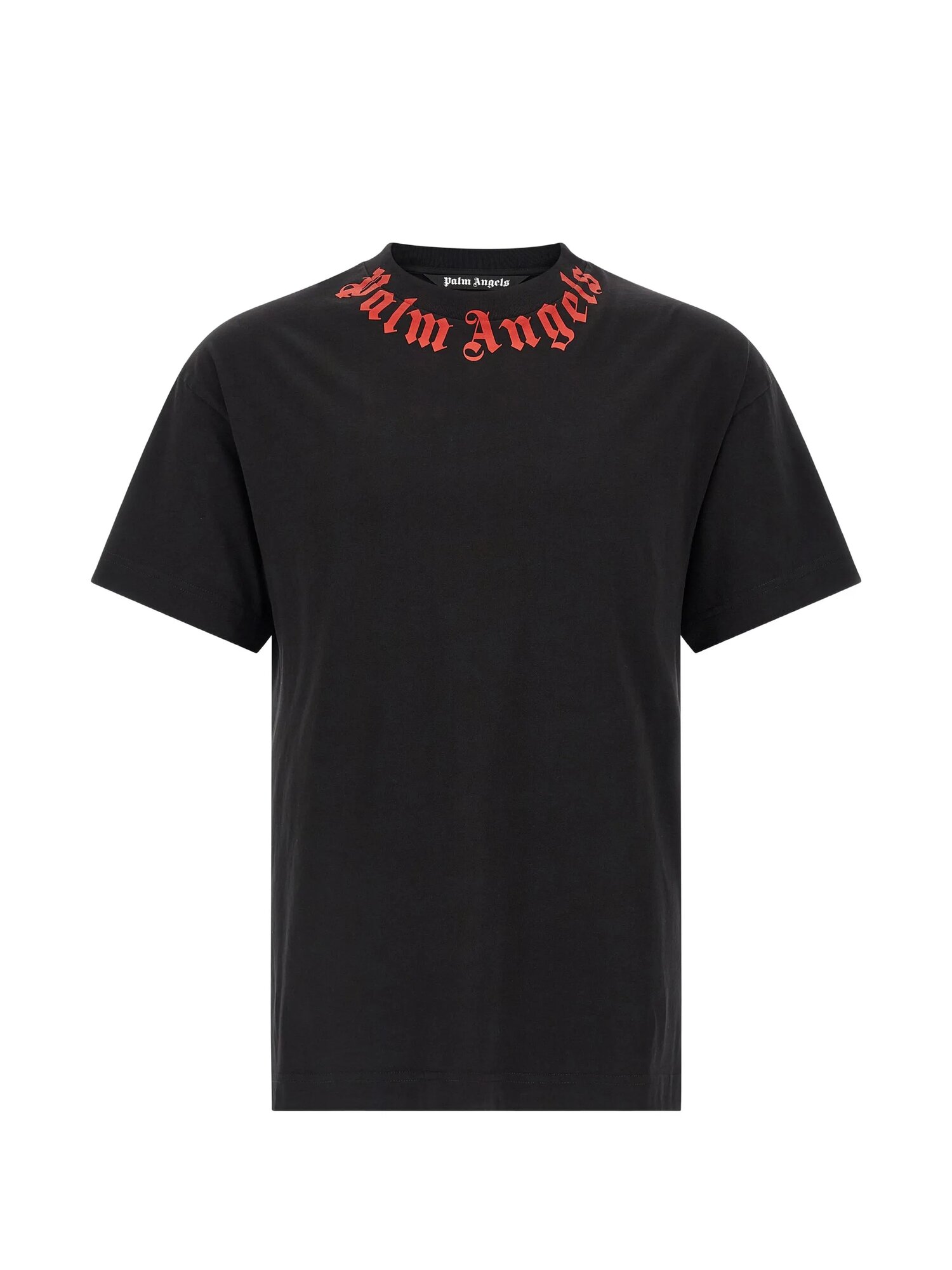 Футболка Logo neck cotton t-shirt