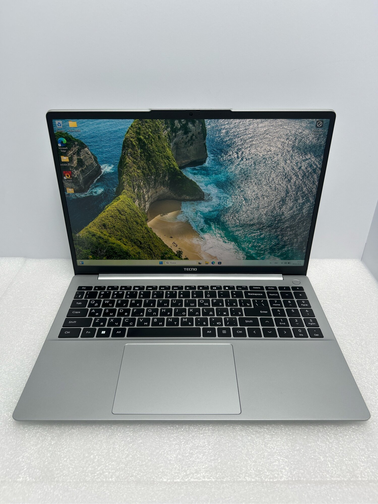 Ноутбук Tecno MegaBook K16AS 16"/Intel Core i5-1235U/RAM 16GB/SSD 512GB/Intel UHD Graphics/1920x1080/IPS/Windows 11/Подсветка - кл:LED/Cерый космос. Состояние: B1