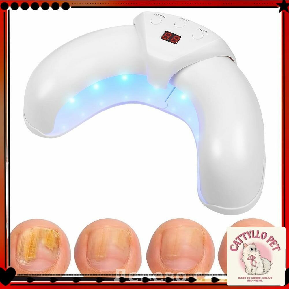 Лазерный аппарат для лечения грибка ногтей, 22 светодиода, синий свет, ЖК-дисплей